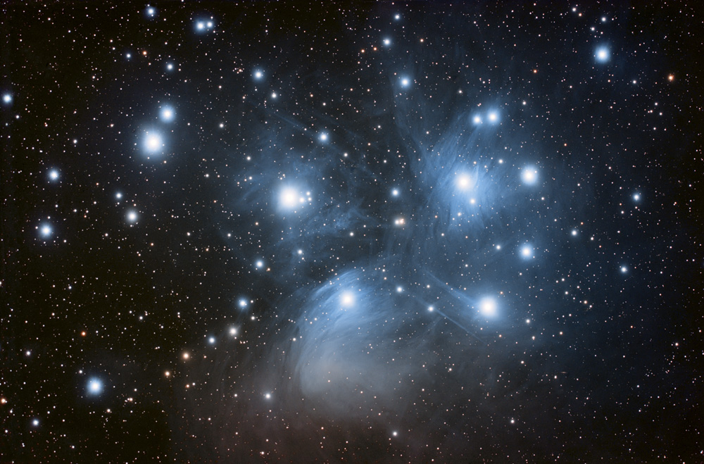 M45. Las Pléyades, cúmulo abierto