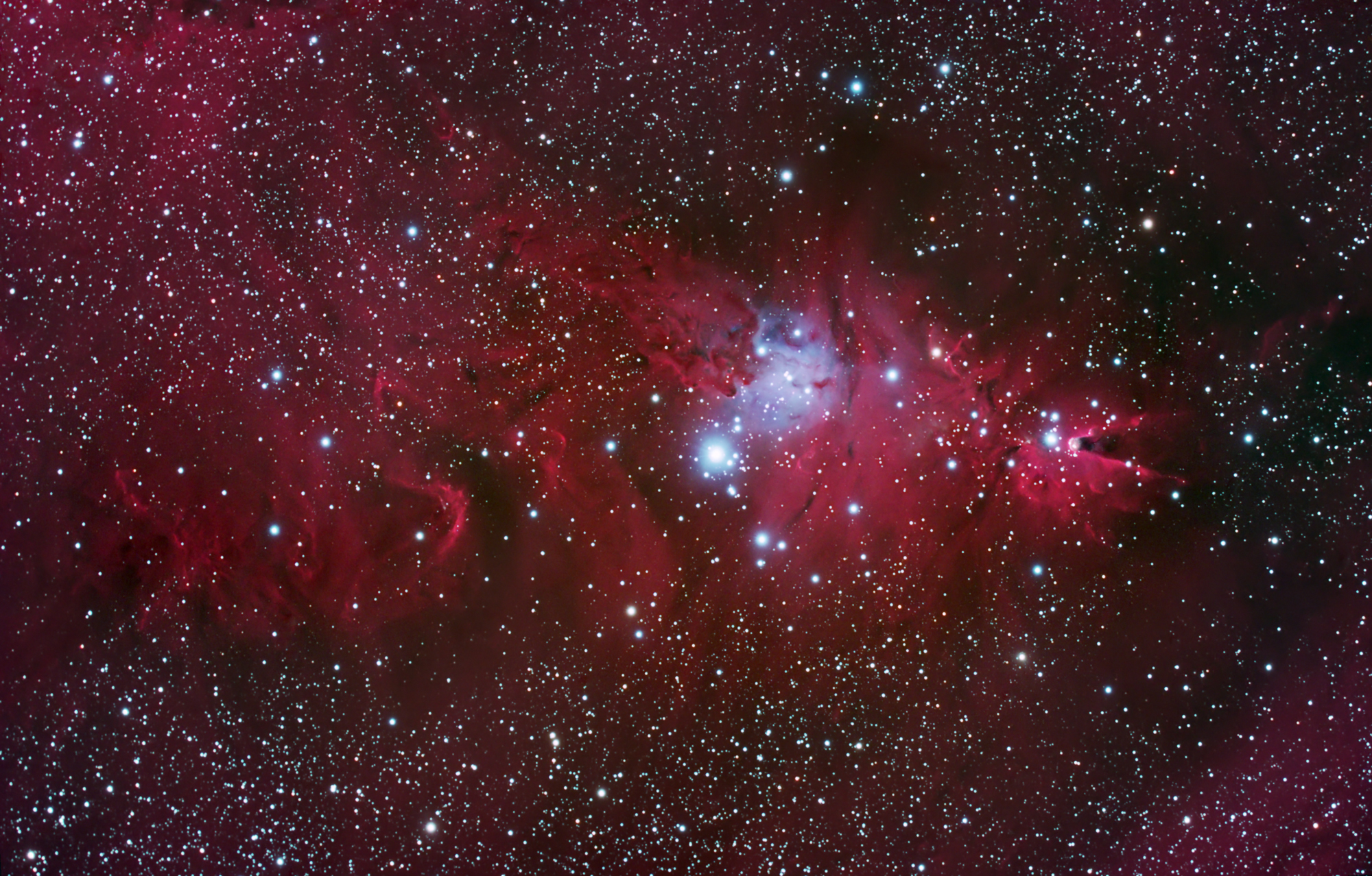 NGC 2264 Cone Nebula. Nebulosa del Cono en Monoceros